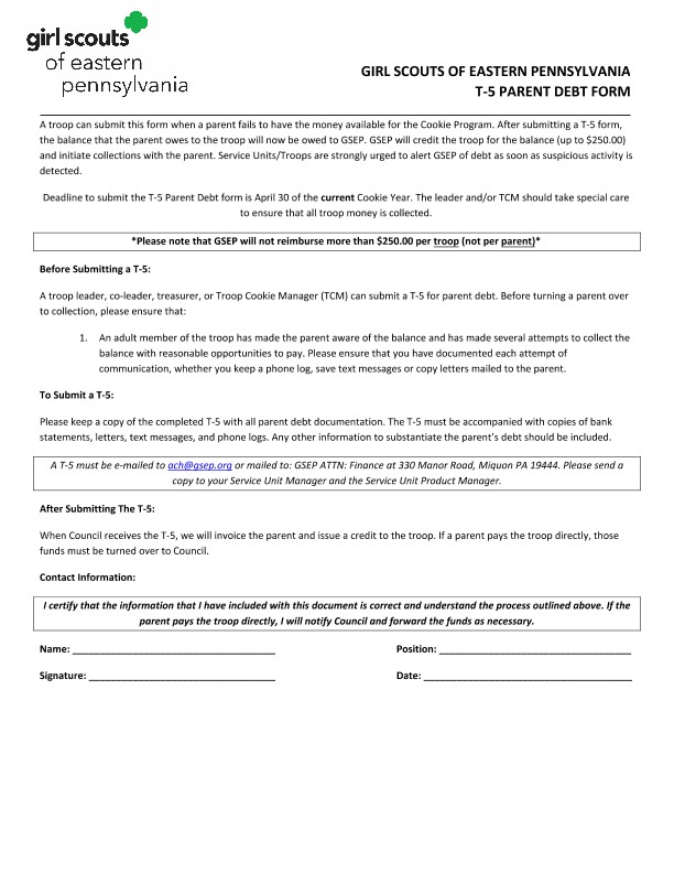 Forms, Documents, & Materials